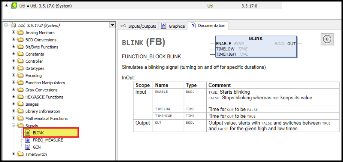 Codesys 유용한 펑션블록 - Blink
