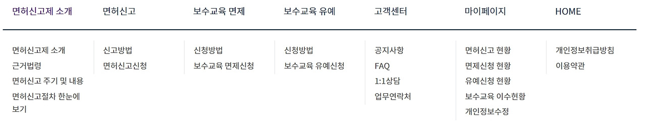 간호사 KNA 면허신고센터 홈페이지 (https://lic.kna.or.kr/) 바로가기