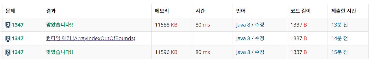 [Baekjoon] 1347_미로 만들기