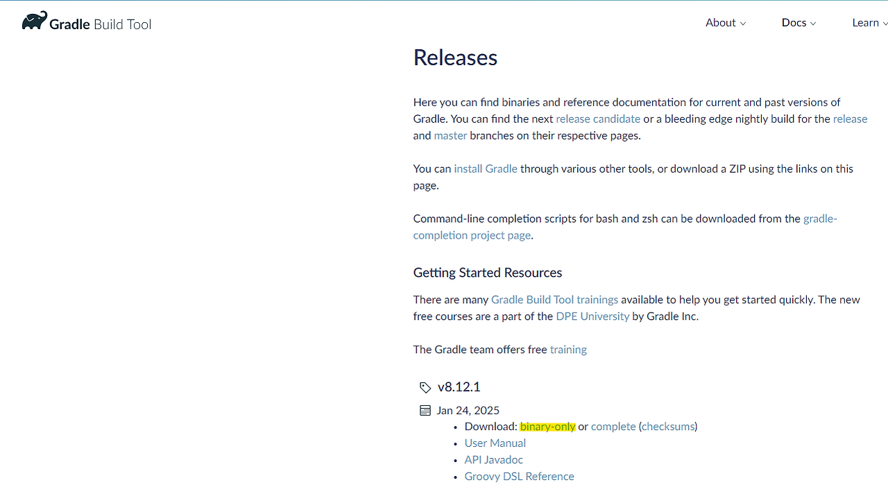 Windows 환경에서 Gradle 설치 및 설정 가이드 :: Bong's Log