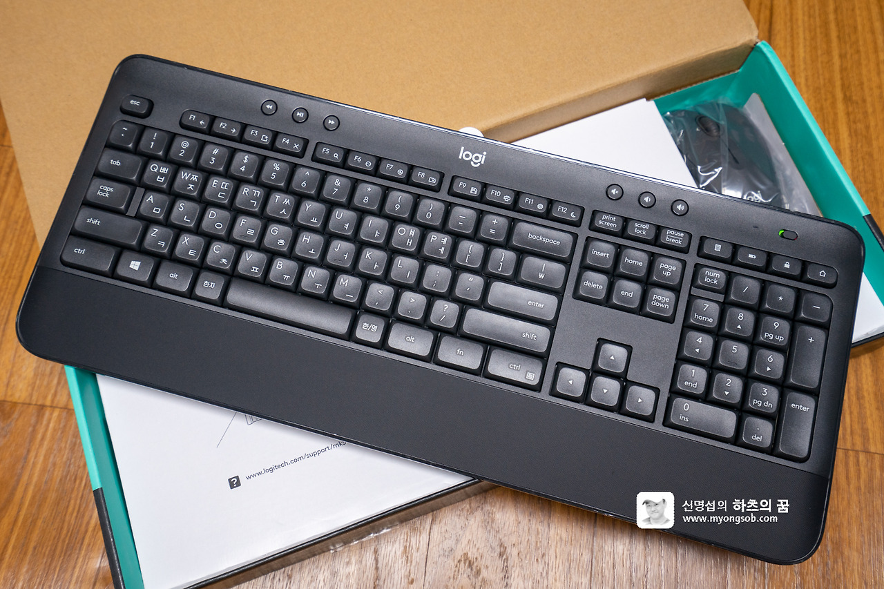 가성비 좋은 무선 키보드 & 무선 마우스 추천, 로지텍 MK545 (K545 키보드& M510 마우스 세트)