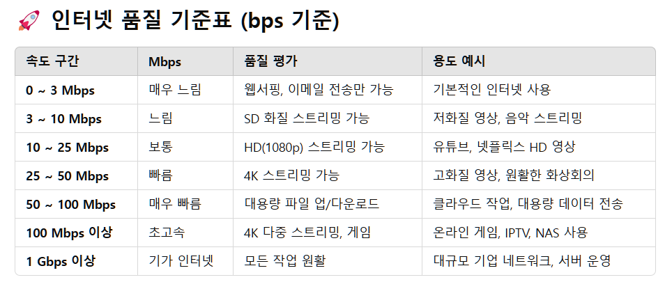 인터넷 속도 체크(Fast.com)