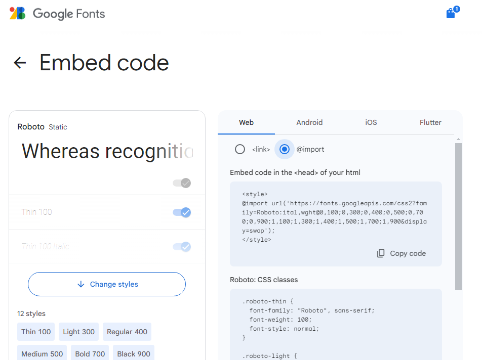 [Front-end/React] Google Fonts의 무료 폰트 사용하기
