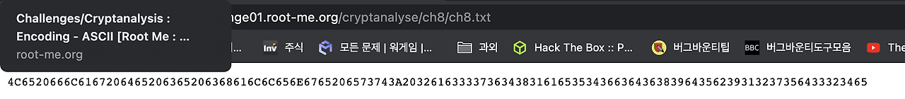 rootme - Encoding - ASCII