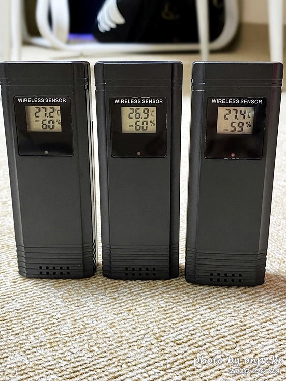 여름and장마철 필수품 실 내외 온도 습도 체크로 쾌적하게 보내세요 Onpc