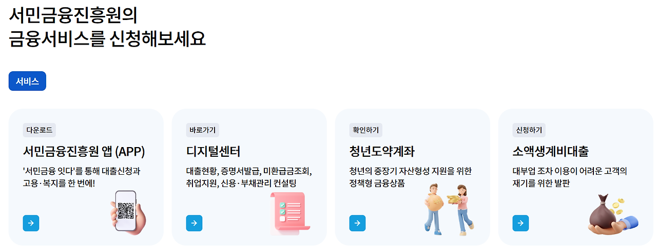 서민금융진흥원 홈페이지 (www.kinfa.or.kr)