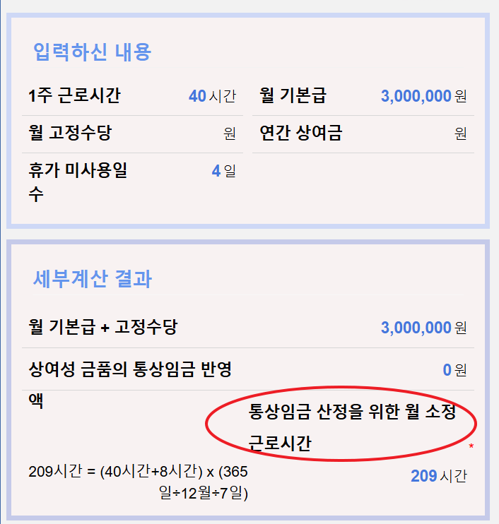 월 소정근로시간 계산법 209시간 주휴수당 뜻 시급 계산 방법 및 법정근로시간 차이점 연장시간 휴게시간 근무시간계산기 총정리