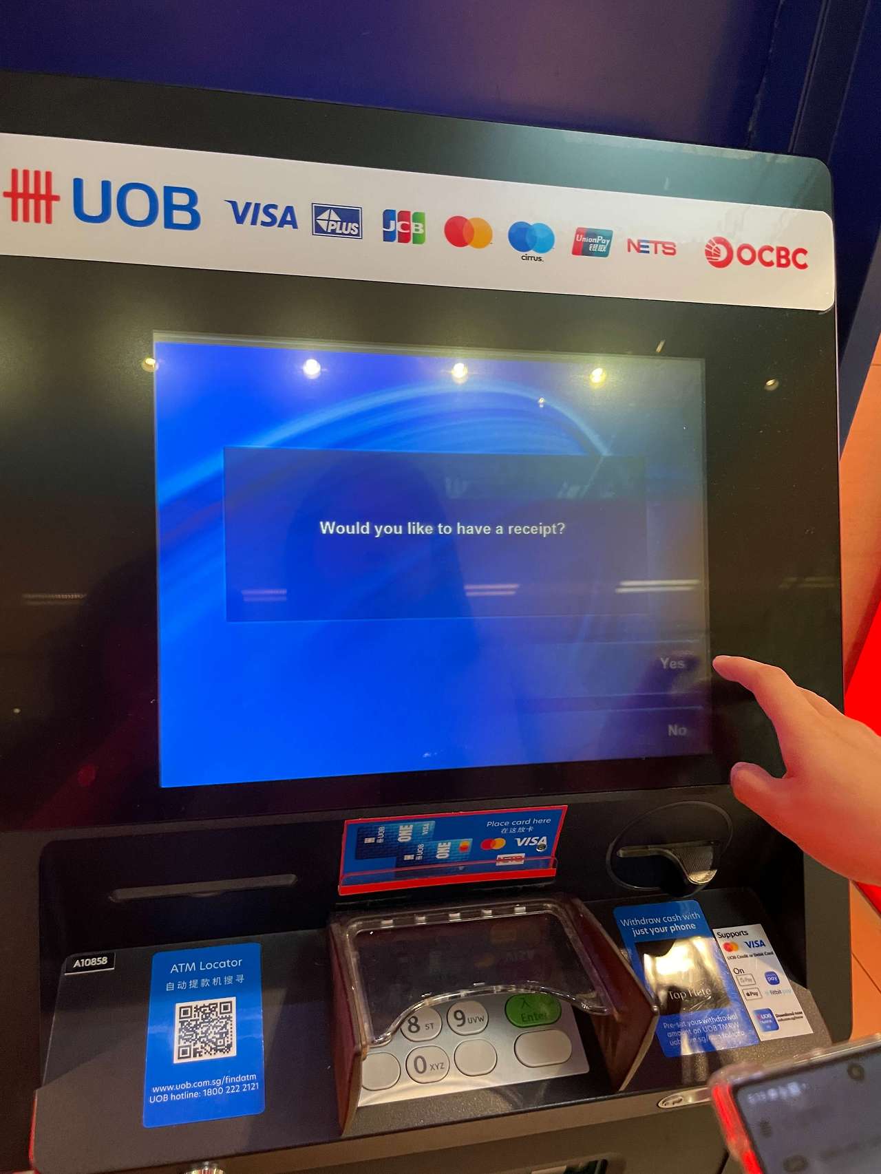 싱가포르 환전 - 트래블월렛 수수료 0원 은행 / ATM 위치 / 인출 방법 총정리