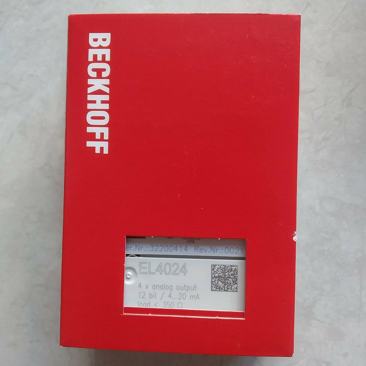 [수입판매] BECKHOFF EL4024 Ethercat-Terminal 벡호프