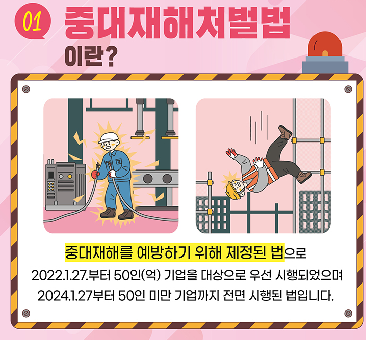 중대재해처벌법 적용대상 주요내용 시행시기 알고 대응하기