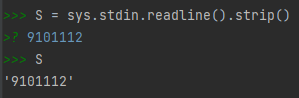 Python - sys.stdin.readline() 개행 문자 처리