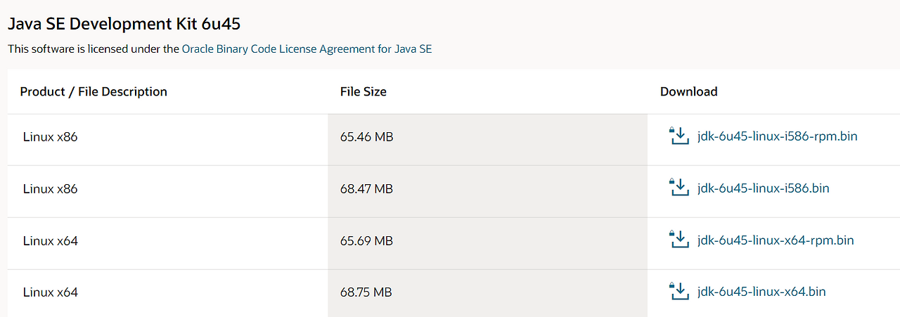 java 1.6 version 설치 (Centos, Redhat)