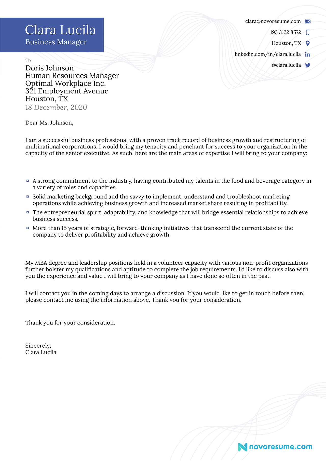 영문 자기소개서 English Cover Letter 예시 영어 커버레터 샘플 메인닷컴