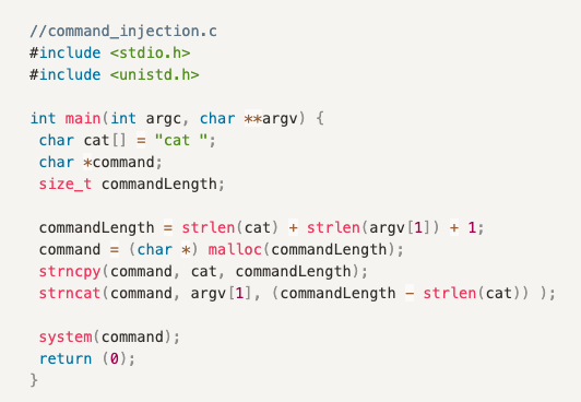 Command Injection 취약점