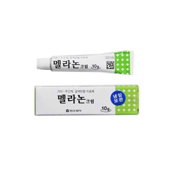멜라논 크림 효과와 성분 및 부작용 사용법과 가격 그리고 도미나크림과의 차이