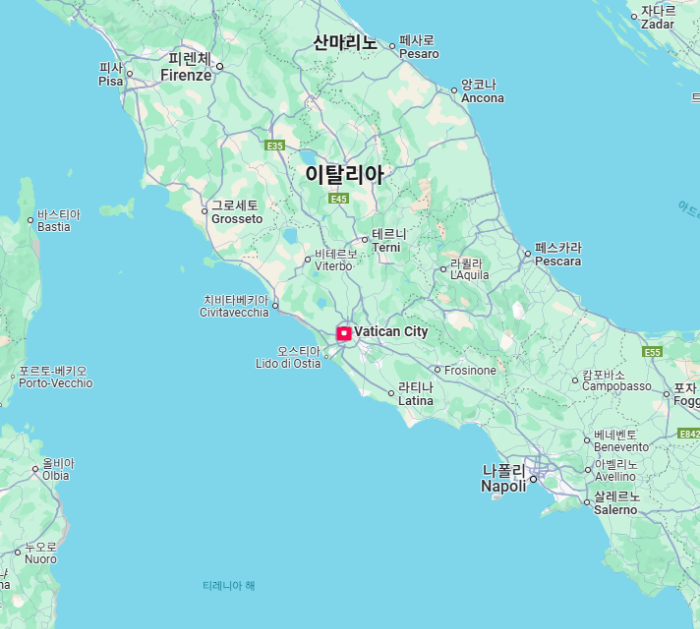 바티칸 시국 교황청 지도 위치와 여행 명소