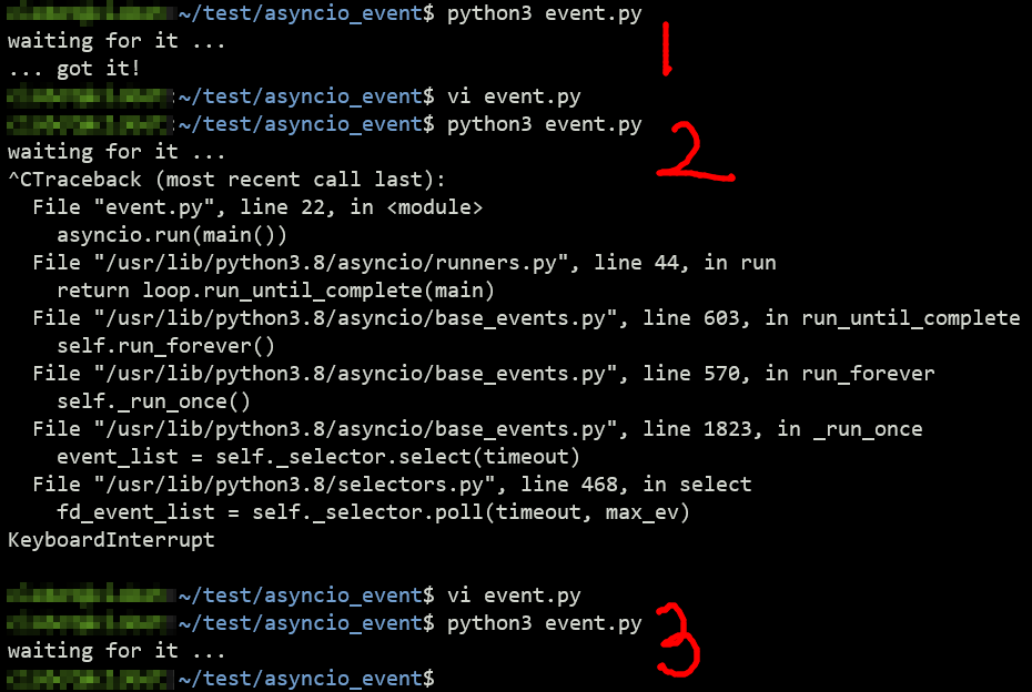 AsyncIO_3_{함수 : asyncio.Event 라이브러리 ( wait(),set(),clear ...