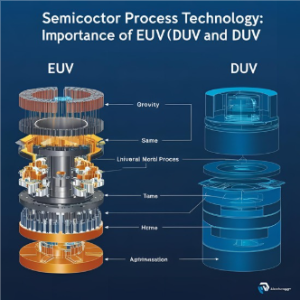 반도체 공정 기술: EUV와 DUV의 차이점과 중요성