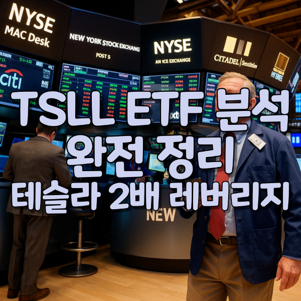 TSLL ETF 완전 정리｜테슬라 2배 레버리지 구조·수익률·리스크 분석
