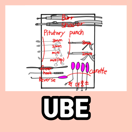 UBE OP procedure prepare 수술과정