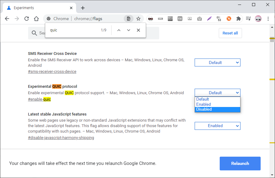 크롬 브라우저 redirect (www.gstatic.com/generate_204) 문제 해결 방법