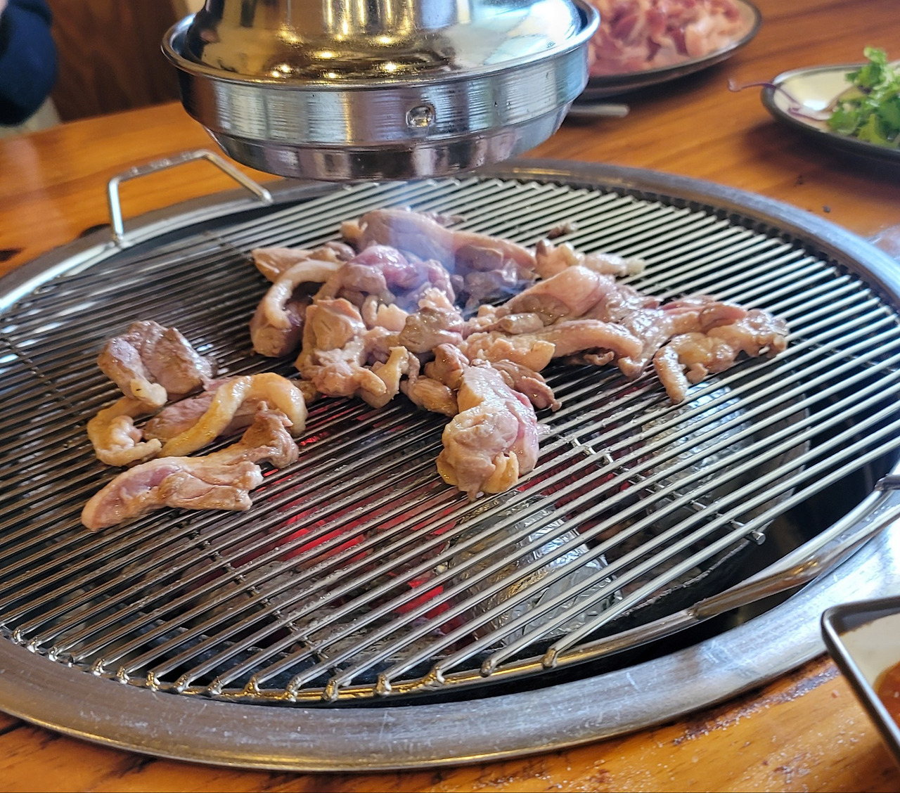 내돈내산 가나안덕 광명점 밤일마을 오리고기 맛집 기족모임 식당 추천