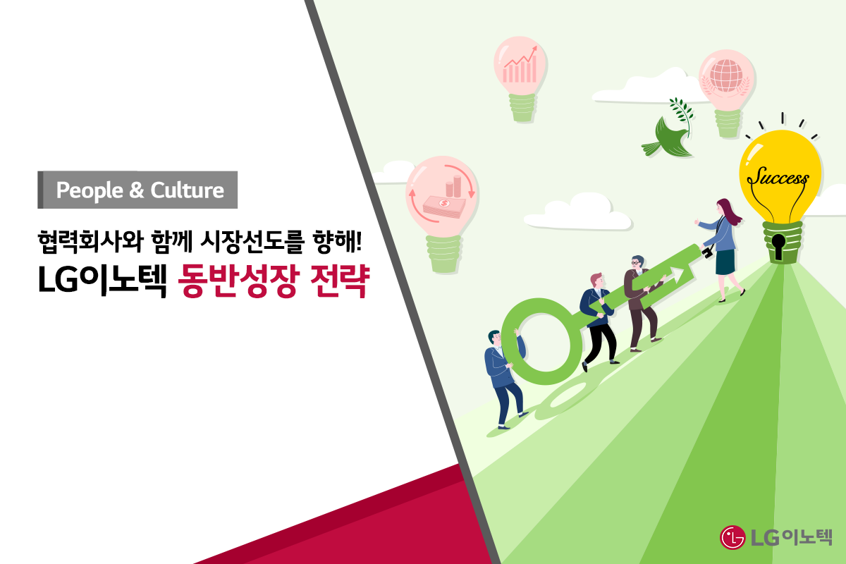 협력회사와 함께 시장선도를 향해 Lg이노텍 동반성장 전략