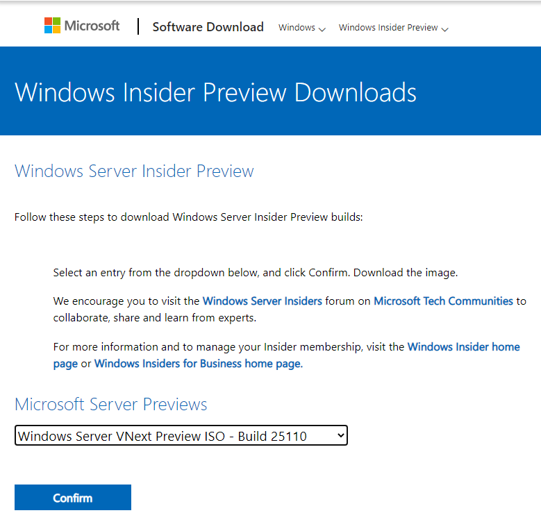 Windows Server vNext Insider Preview 빌드 25335 배포됨 [한글/영문판] :: Windows 10/11