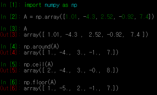 [python] numpy 패키지 유용한 함수들 10개 정리 by bskyvision.com