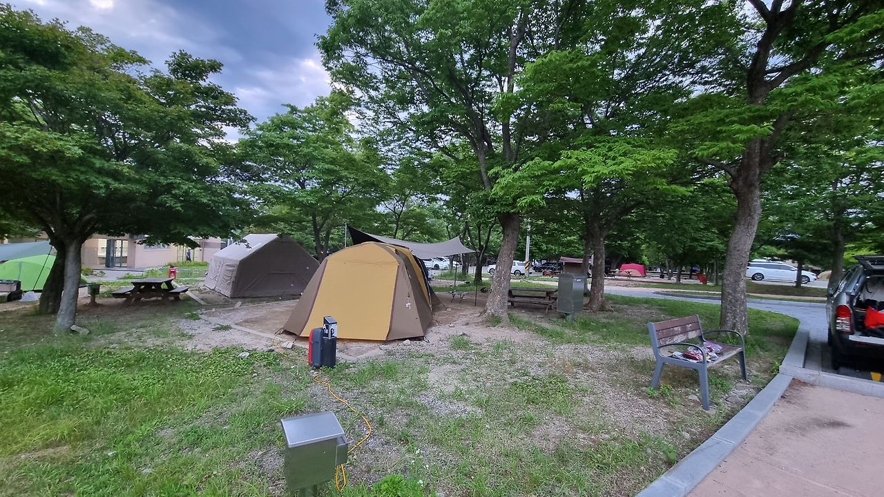 설악산 설악동 캠핑장 야영장 배치도 A영지 국립공원야영장예약 정보