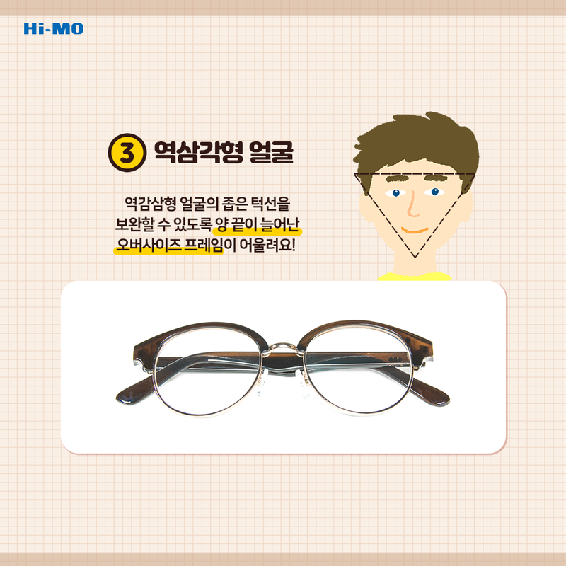 얼굴형 별 안경테 고르는 방법 내 얼굴엔 어떤 안경테가 잘 어울릴까