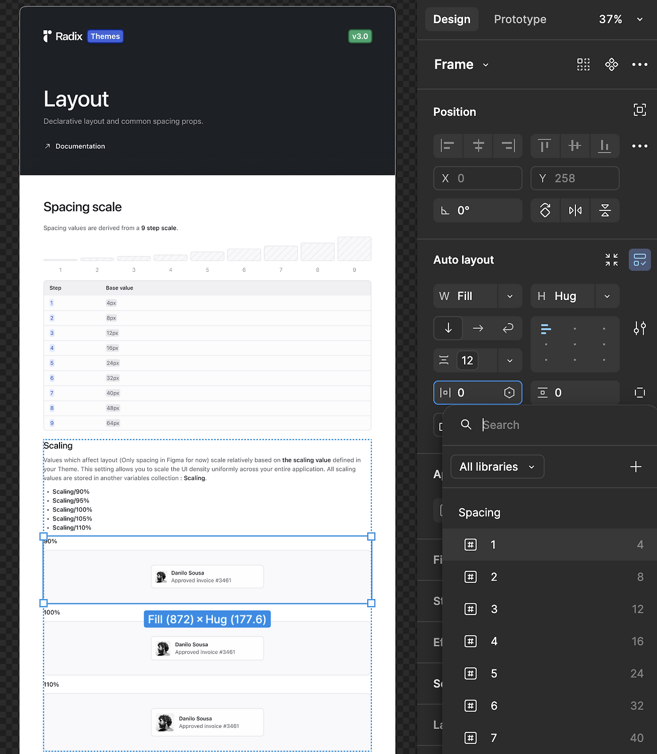 피그마 (Figma) 무료 템플릿 - Radix UI (래딕스 UI)