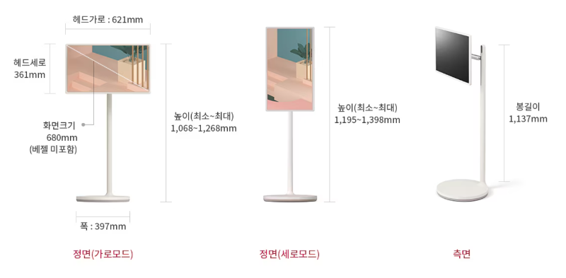 Lg 스탠바이미 1세대 Vs 2세대 비교 가격 스펙 디자인