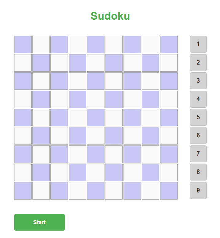 [Web] 스도쿠 구현하기 마지막