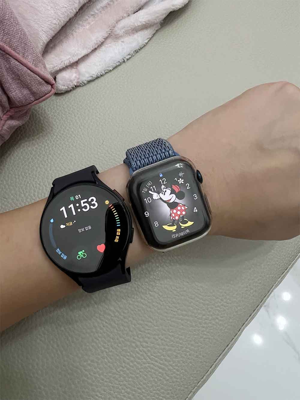 갤럭시워치5 44mm 여자 착용이 가능할까?