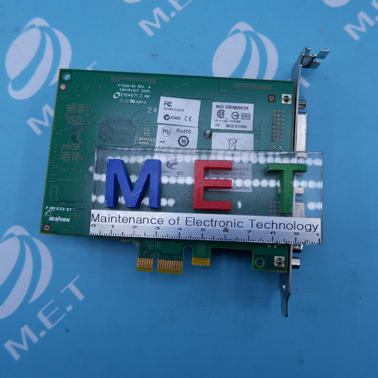 F7229-00 REV. A [PCB] MATROX DISPLAY CARD F7229 00 REV A ㈜엠이티 산업 자동화 장비 ...