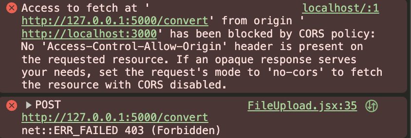 [flask-cors] 재설치
