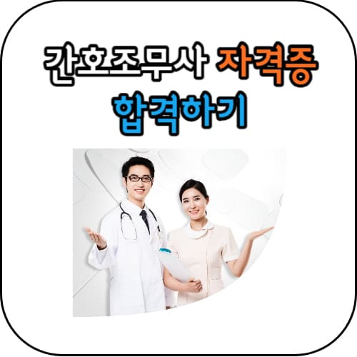 간호조무사 자격증 합격