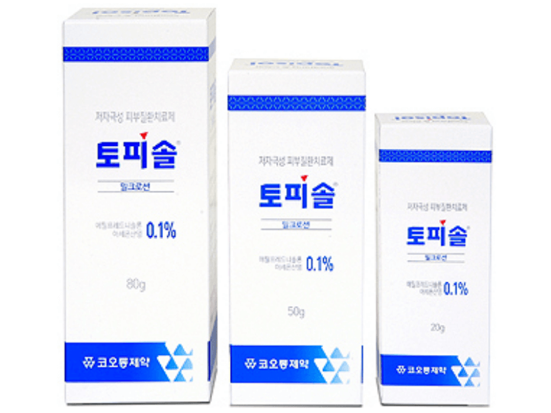 토피솔밀크로션 성분정보 효능효과 용법용량 주의사항