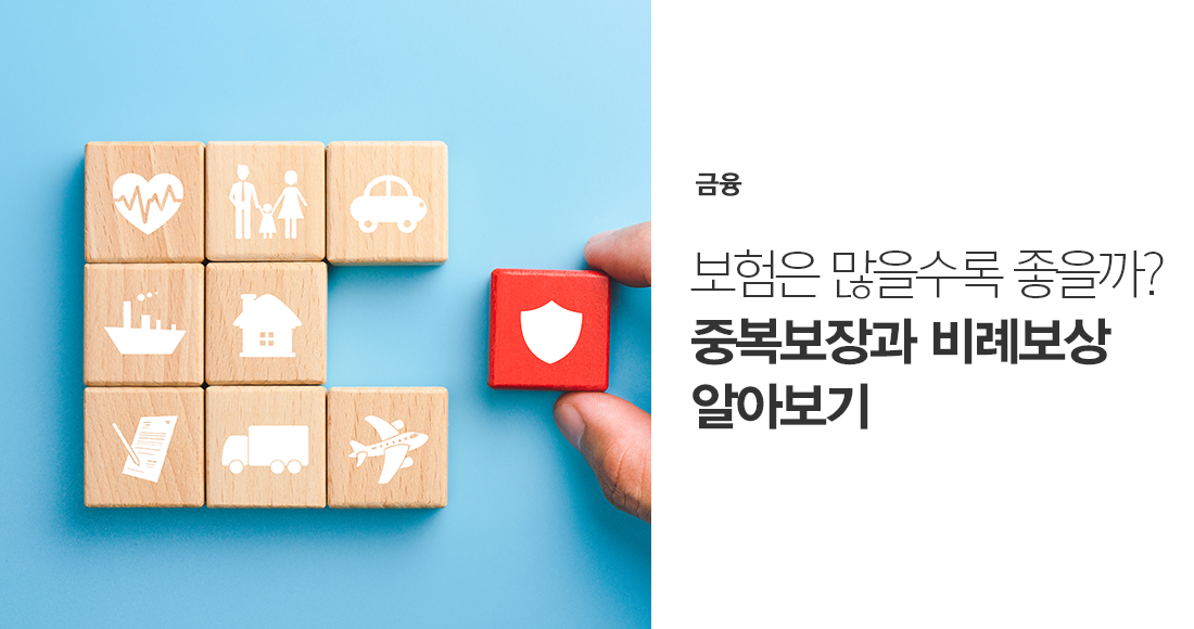 보험의 다다익선 보험의 중복보장과 비례보상에 대하여