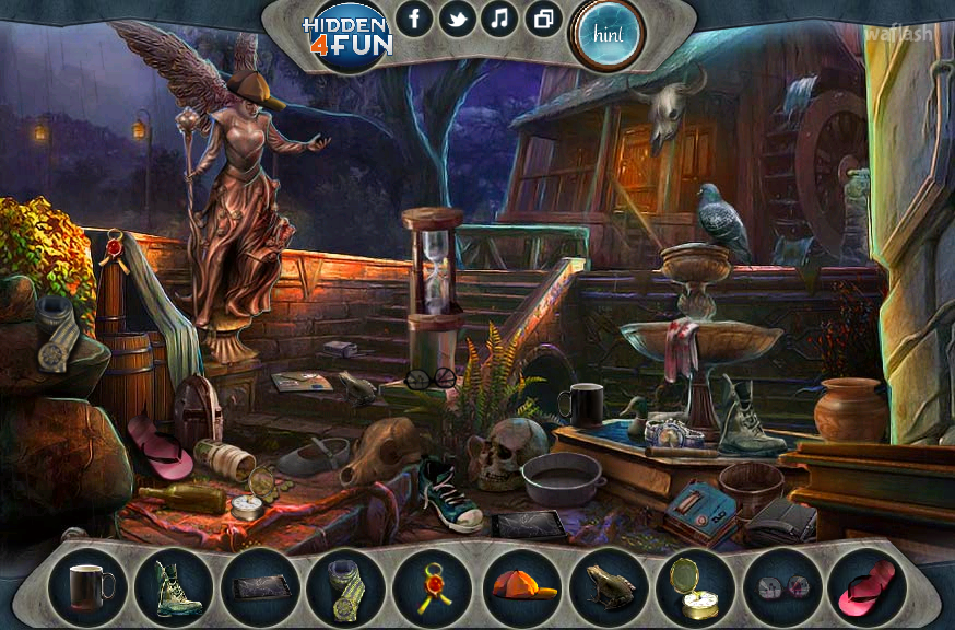 Hidden4fun 숨은그림찾기 - Cold Night - 플래시게임 | 와플래시 게임 아카이브