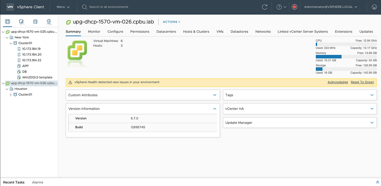 vSphere, ESXi, vCenter 개념 및 차이점