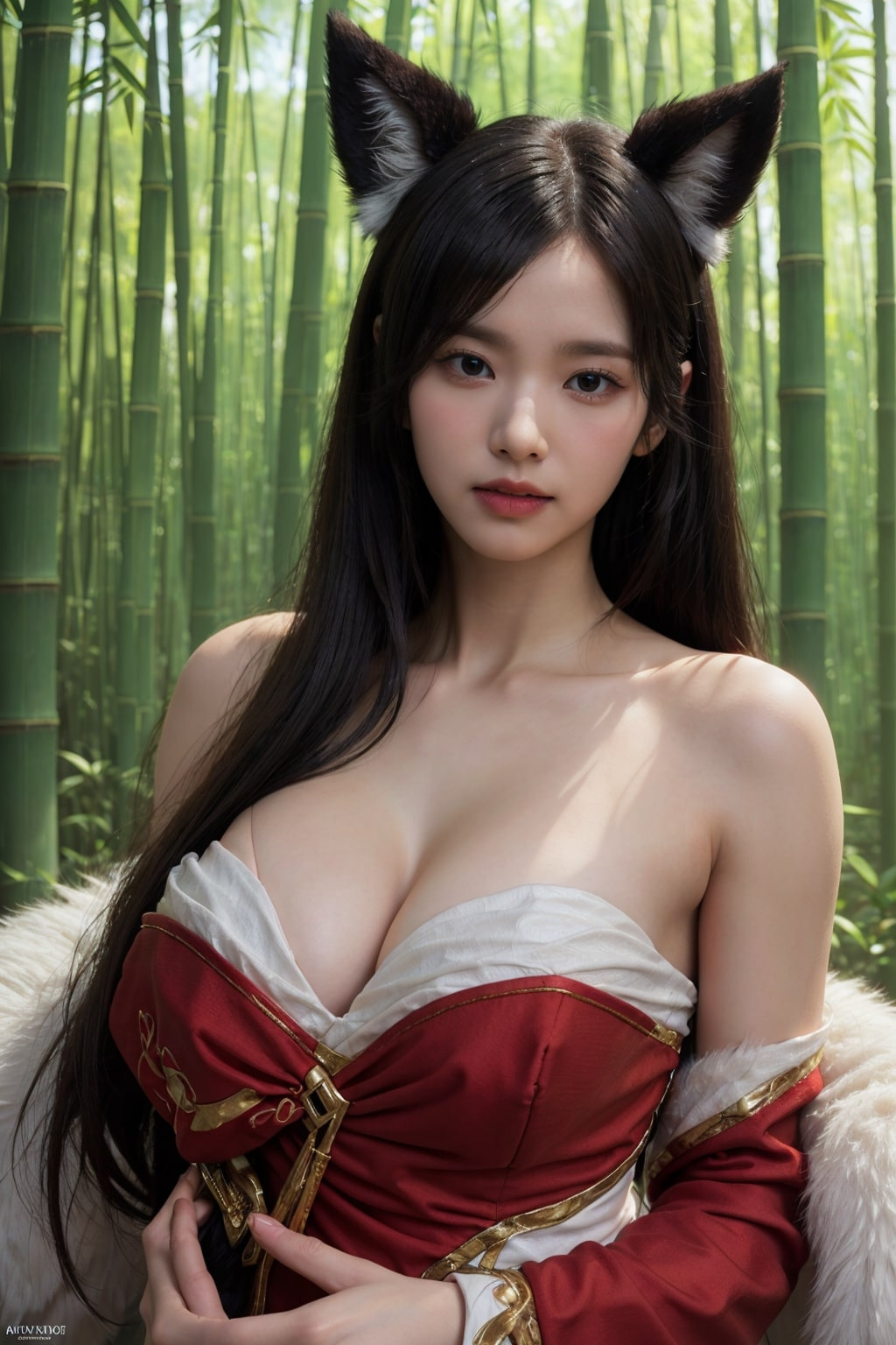 Ai로 그린 만든 롤 리그오브레전드 아리 극실사풍으로 그리기 만들기