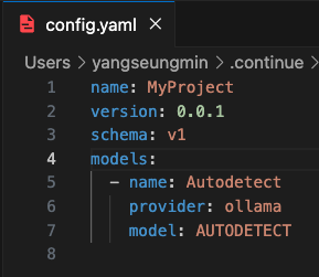 [VSCODE Extension 추천] Continue - AI 코드 어시스턴트 (Ollama 연동)
