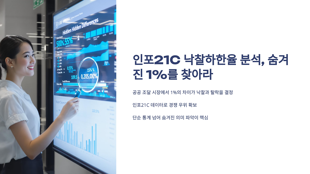 인포21c 낙찰하한율 분석
