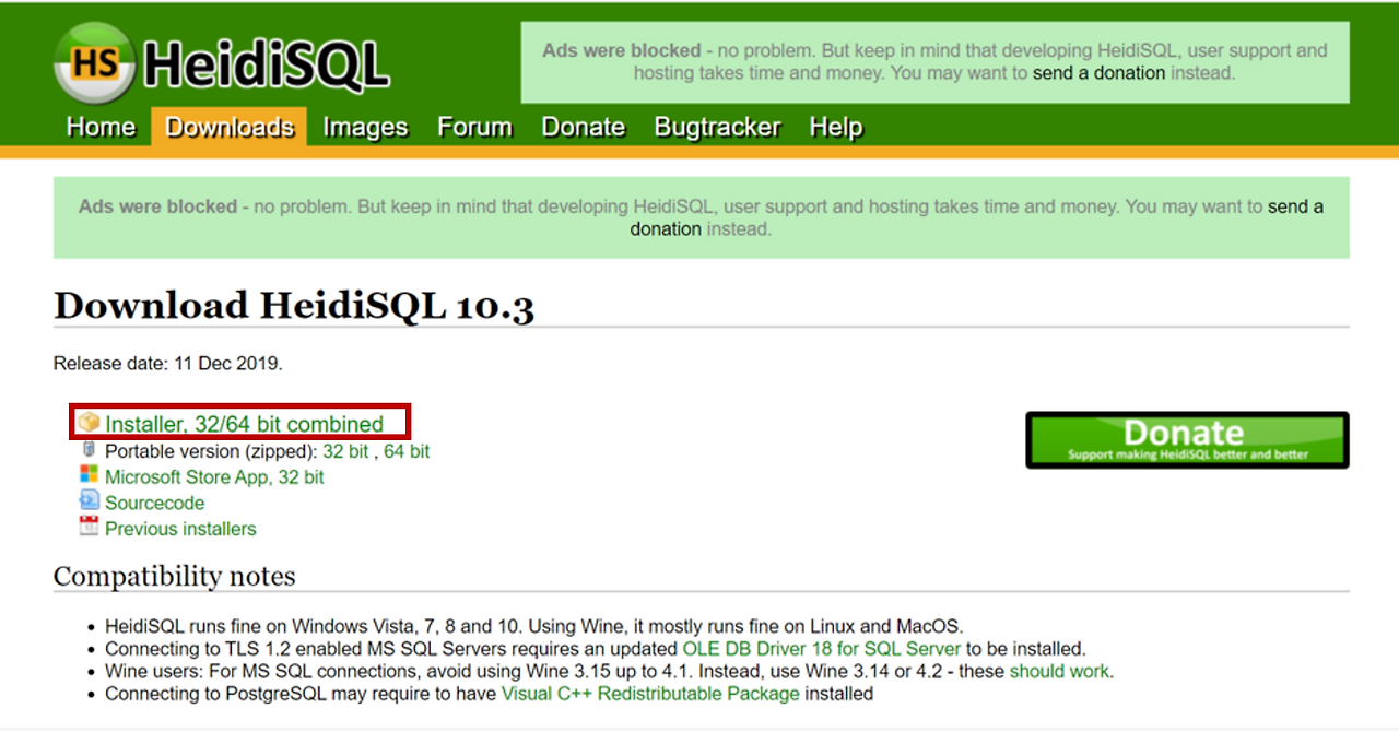 Heidisql 설치하고 데이터베이스 (DB) 접속