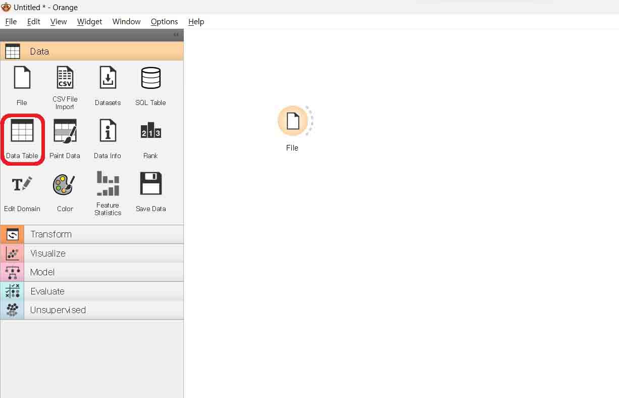 [Orange3 강좌][Part2-1] 데이터 확인하기