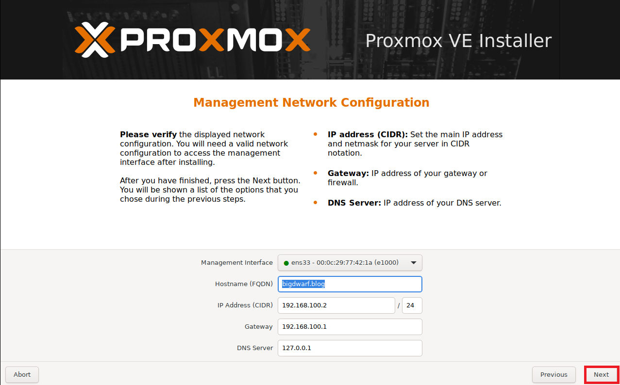 Proxmox 설치 및 초기 설정 — 키큰난쟁이의 놀이터