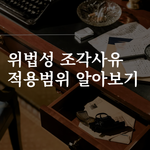 위법성 조각사유 사례와 적용범위 알아보기